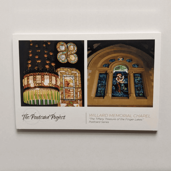 Willard Memorial Chapel Postcards | Tiffany Glass Auburn NY | Todd ...